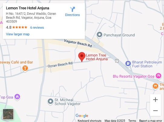 Hotels in Anjuna Beach, Goa | Lemon Tree Hotel, Anjuna, Goa