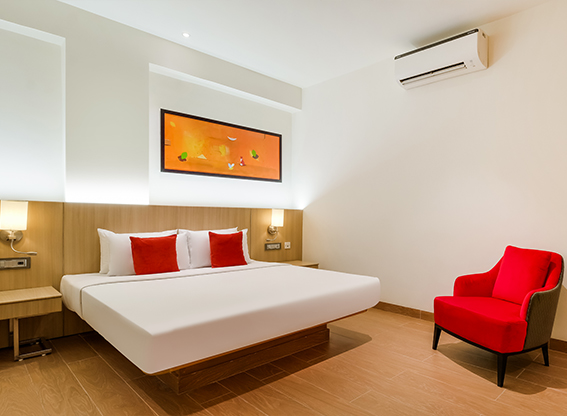 Accommodation in Vijayawada - Red Fox Hotels, Vijayawada Hotel Rooms